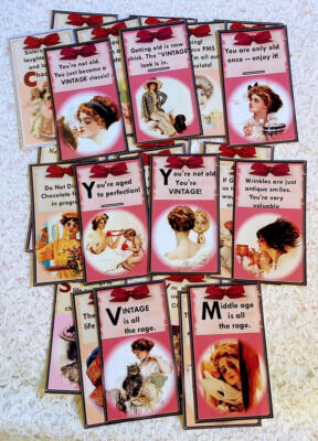 Set of 24 Vintage Style Coffee, Chocolate, Vintage Humor Junk Journal ...