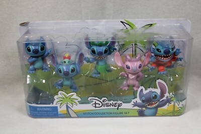 Disney Stitch 5 Figure Collector Set 3 Inch Action Figures, Superhero ...