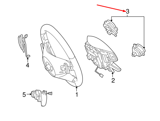 OEM Mercedes-Benz C W204 Lenkung Rad Schalter Baugruppe A20487013799107 ...
