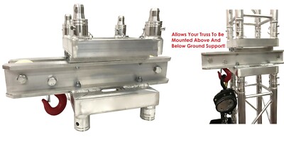 2-Way Ground Support Top Section for Box Truss Chain Hoist Fits Global ...