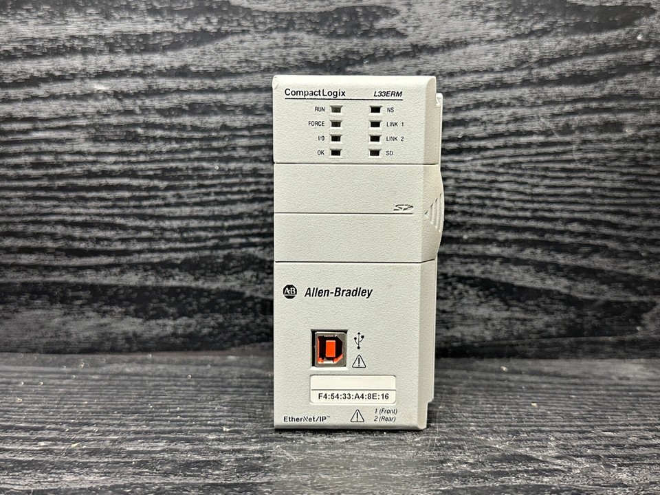 Allen Bradley 1769-L33ERM Ser A 1784-SD1 CompactLogix 2MB ENET CPU ...