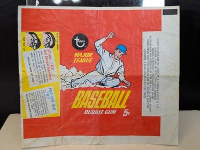 1967 TOPPS BASEBALL 5¢ VINTAGE WAX PACK WRAPPER with Sunglass ...