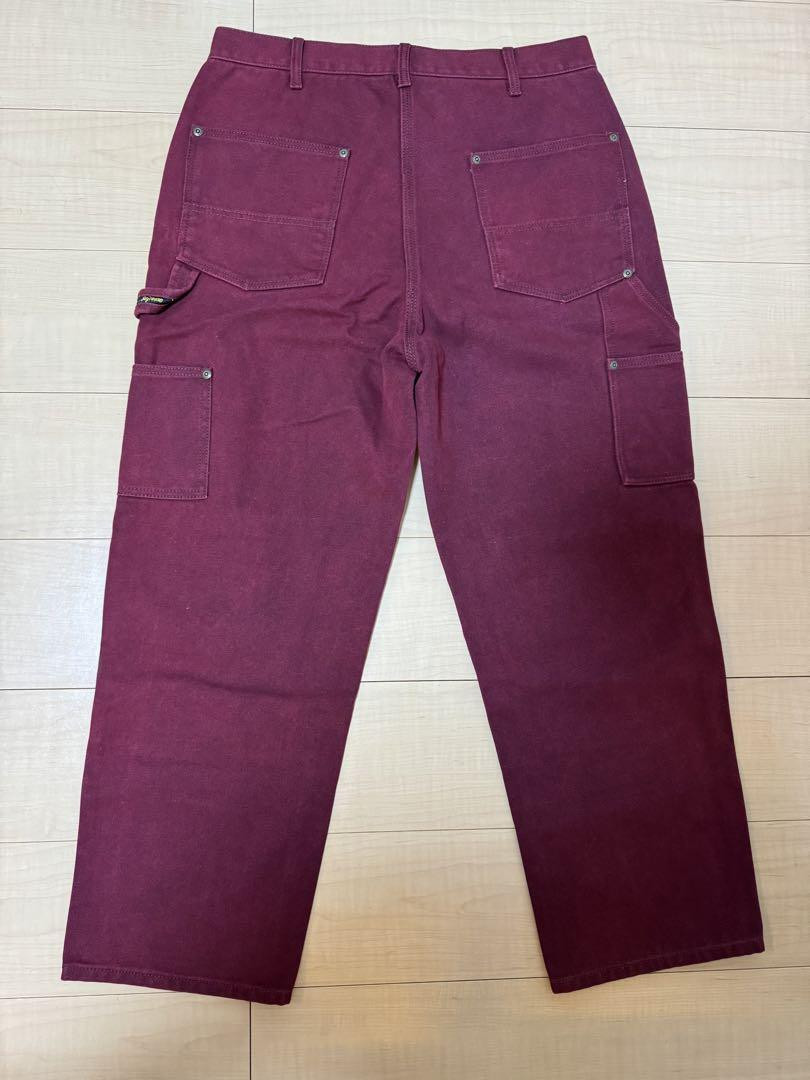 Supreme Double Knee Painter Pants Red 32 Canvas New 21FW Supreme Double Knee Painter Pants Red 32 Canvas New 21FW
