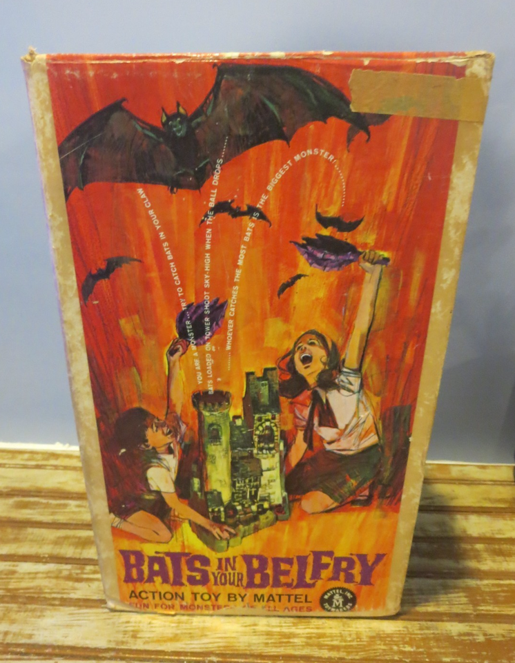 Vintage 1964 Mattel Bats In Your Belfry Action Game/Toy With Box | eBay