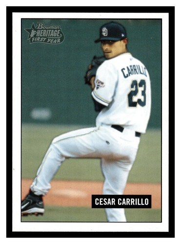 Cesar Carrillo #336 2005 Bowman Heritage San Diego Padres | eBay