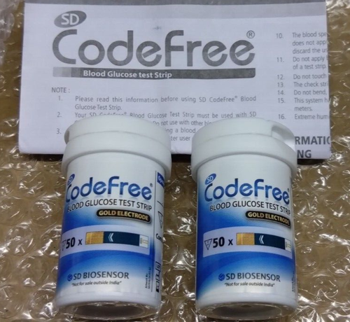 100 Strips SD Codefree Blood Glucose Monitor Monitoring Test DATED 05/ ...