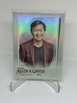 Ken Jeong 2020 Topps Allen & Ginter HOT BOX SILVER #167 Actor ...