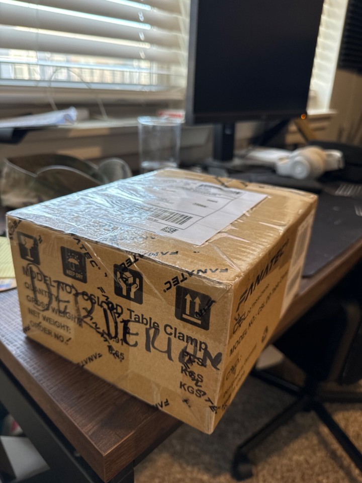 Original Brand Fanatec CSL DD and DD Pro Table Clamp - Great Condition ...