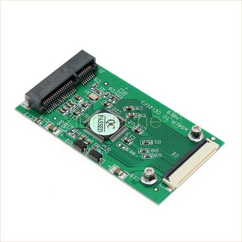 Mini mSATA PCI-E 1.8" SSD To 40 Pin ZIF CE Cable Adapter Converter Card ...