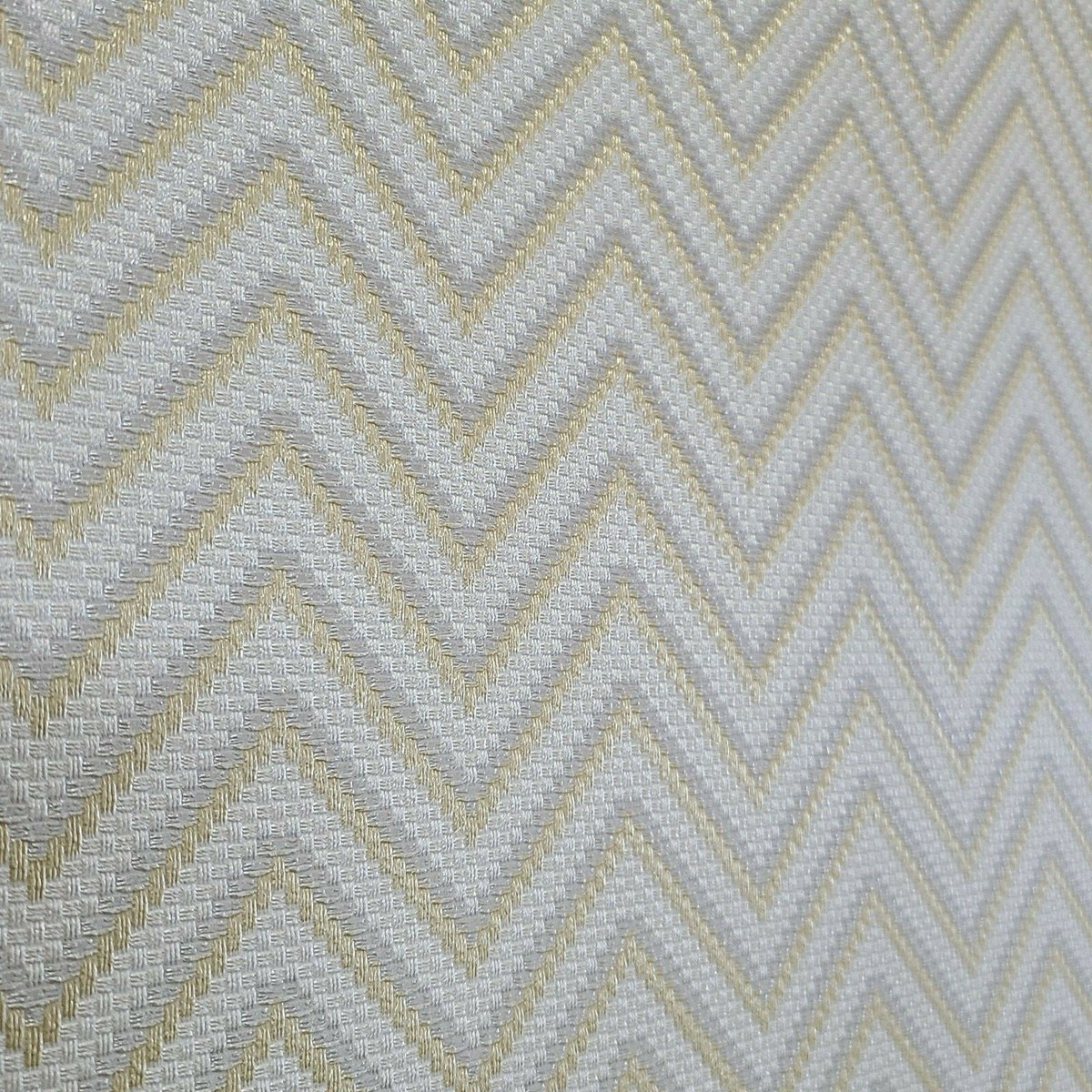 Metallic Chevron Fabric