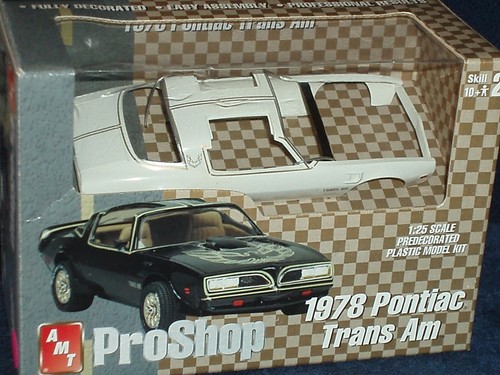 AMT PRO SHOP 1978 PONTIAC TRANS AM 1/25 PREPAINTED PLASTIC MODEL KIT ...