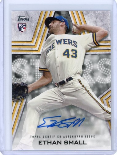 2023 Topps Ethan Small Rookie RC Baseball Stars Autograph - Milwaukee ...