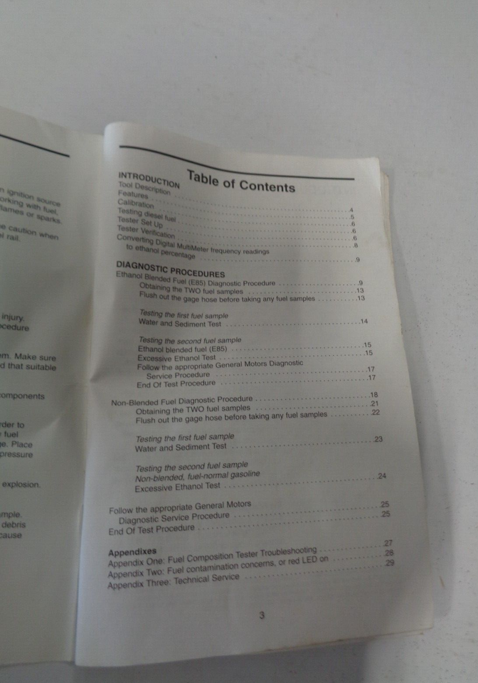 Kent Moore J-44175-A Fuel Composition Tester