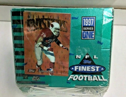 1997 TOPPS FINEST FOOTBALL SERIES 1 - SEALED HOBBY BOX - 24 PACKS | eBay