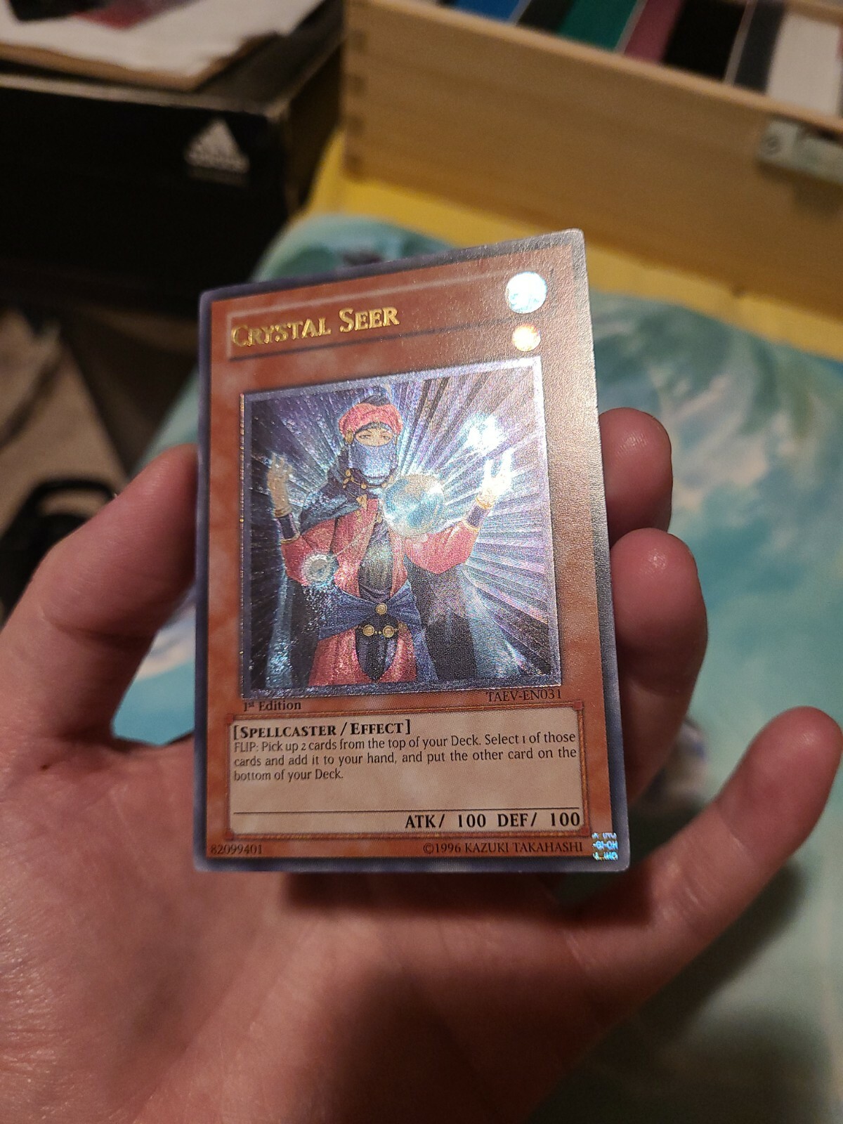 YuGiOh Crystal Seer TAEV-EN031 - Ultimate Rare - 1st Edition Near Mint ...