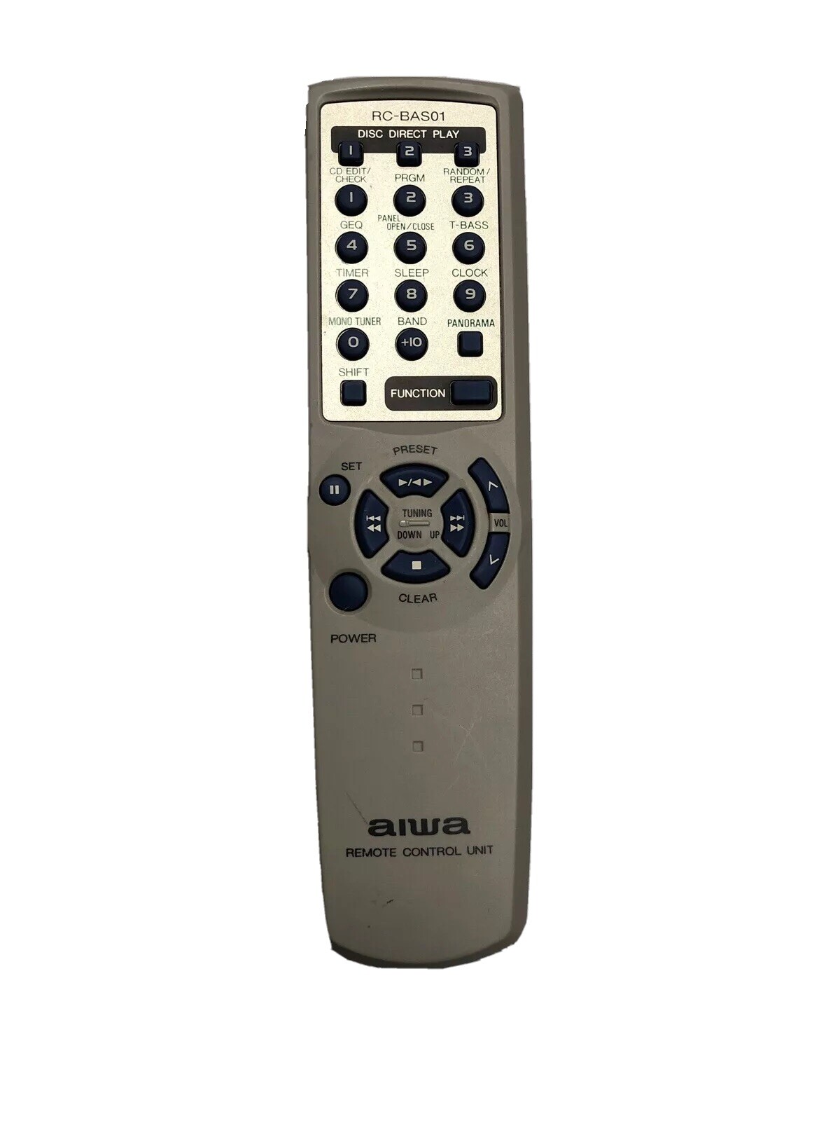 aiwa Remote Control Unit RC-BAS01 | eBay