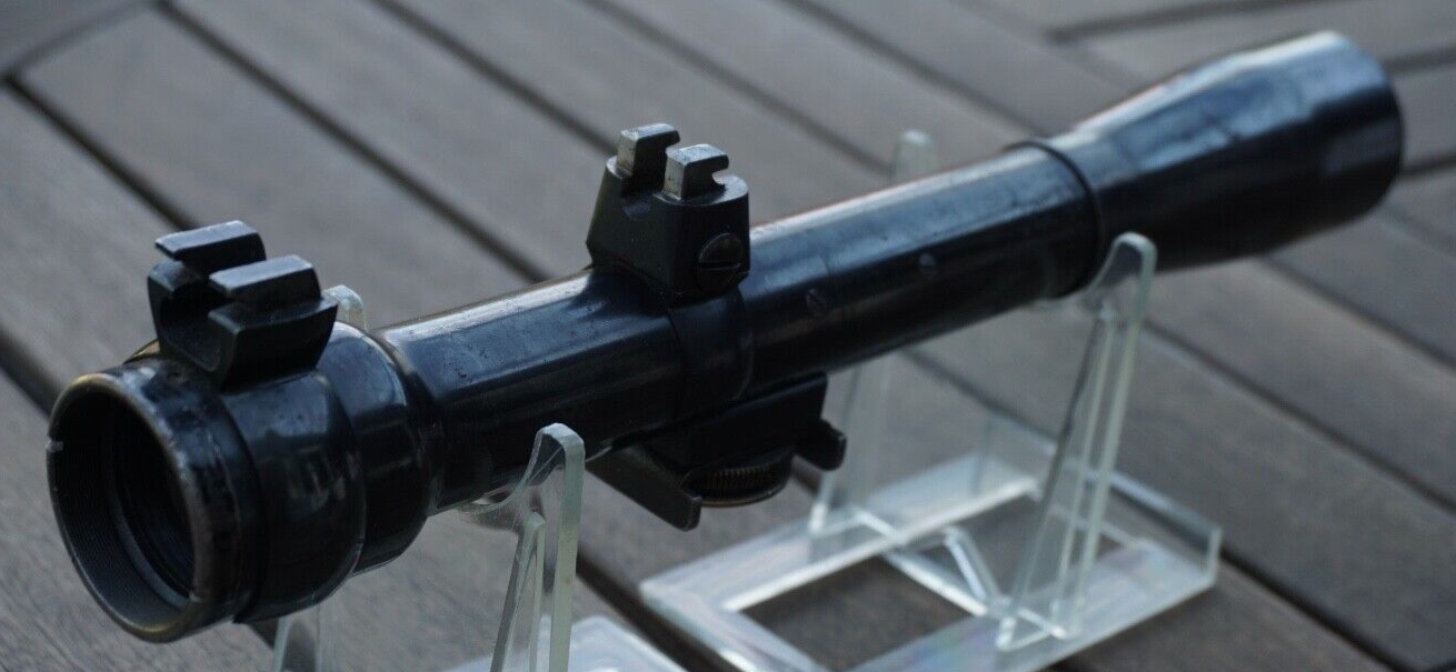 C.P. GOERZ BERLIN 4x GEWEHR Nr. 2143CC GERMAN SNIPER RIFLE SCOPE GEWEHR ...