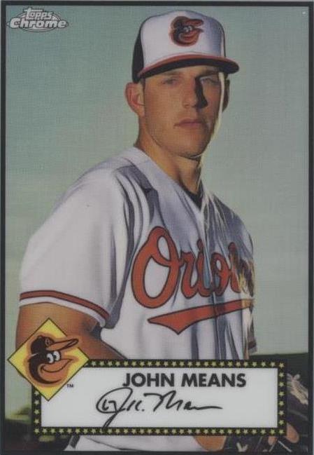 2021 Topps Chrome Platinum Anniversary - John Means #358 Refractor for ...