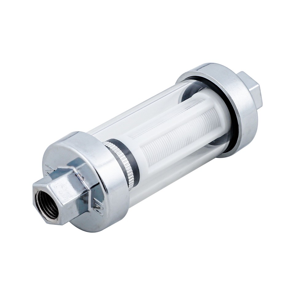 2 Packs Universal 1/4" 5/16" 3/8" Gas Glass Reusable Washable Inline ...