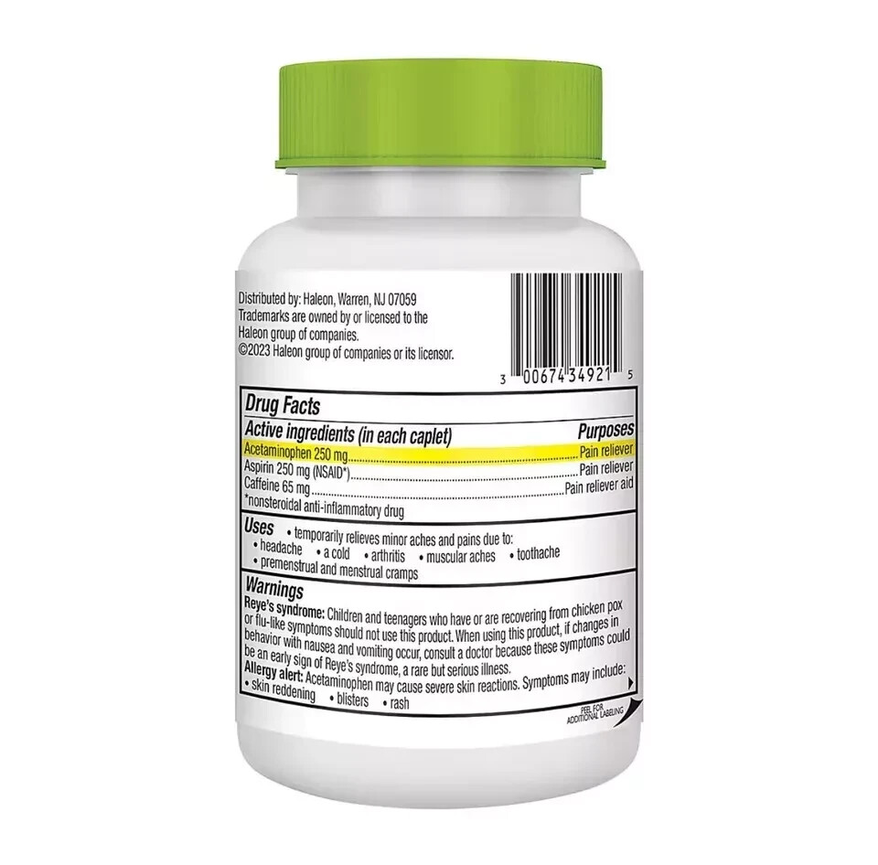 Excedrin Extra Strength Headache Pain Reliever - 300 Caplets | eBay