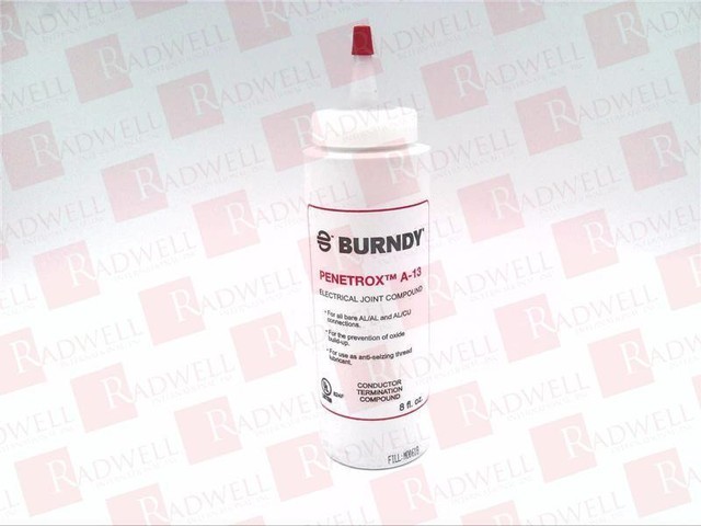 BURNDY PENETROX A-13 Electrical Joint Compound PENA138 8 Oz Oxide ...
