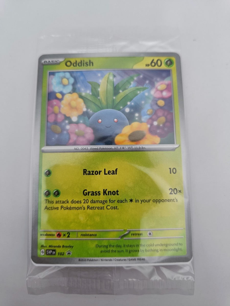 Oddish Evolusjonskart Pokemon Red