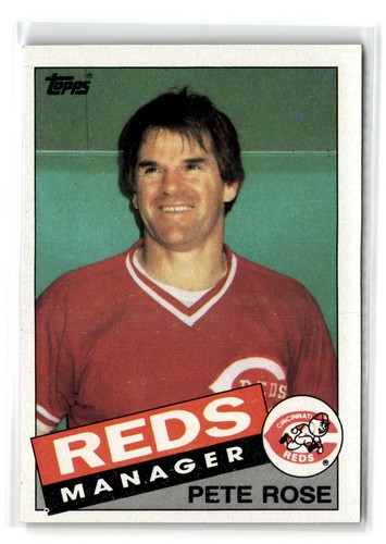 1985 Topps #547 Pete Rose Cincinnati Reds 202418 | eBay