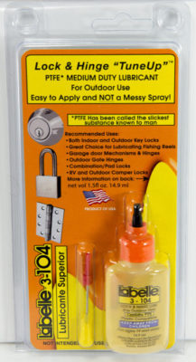 Home Depot recommended lock Lubricants 2-pak/ Labelle Oil & PTFE** Dry ...