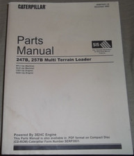 CAT Caterpillar 247b 257b Parts Manual Catalog Multi Terrain Loader for ...
