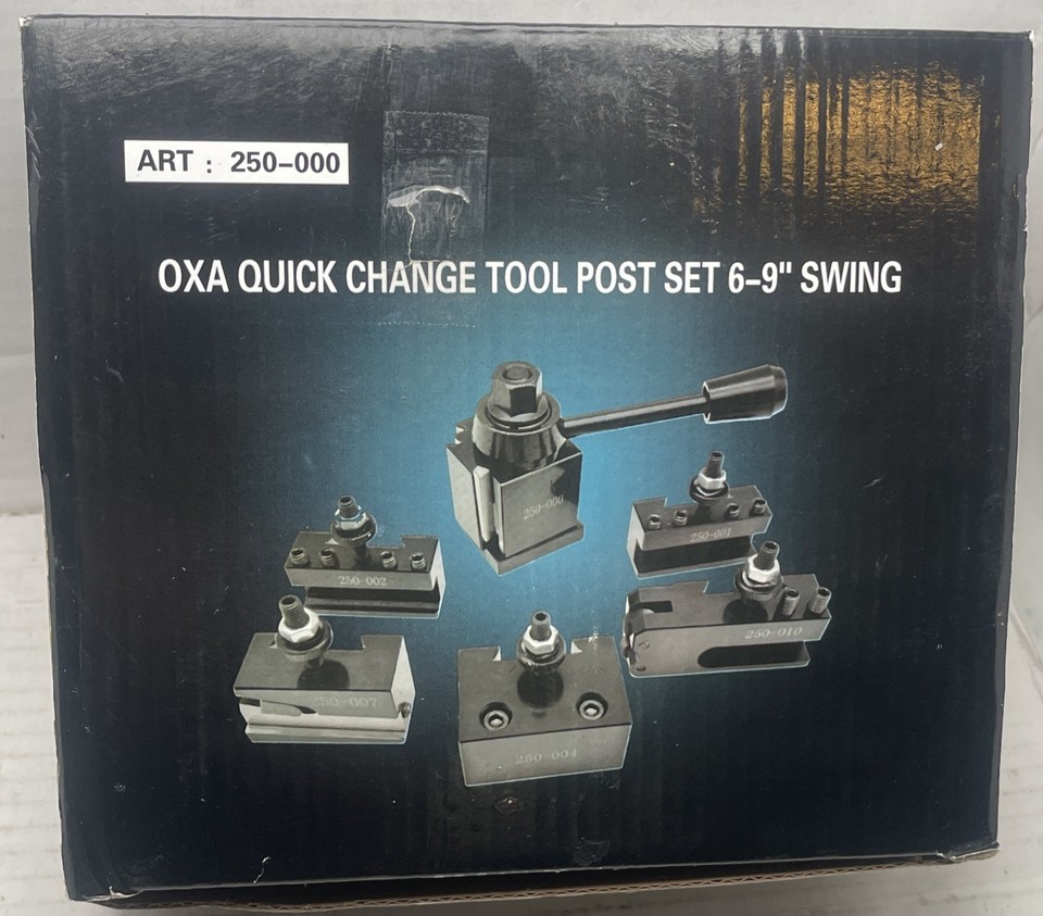 0XA Wedge Type Quick Change Tool Post Set For Mini Lathe up to 6-9 In ...