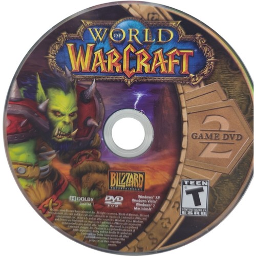 World Of Warcraft PC DVD Game Blizzard 2009 2 Discs Set | eBay