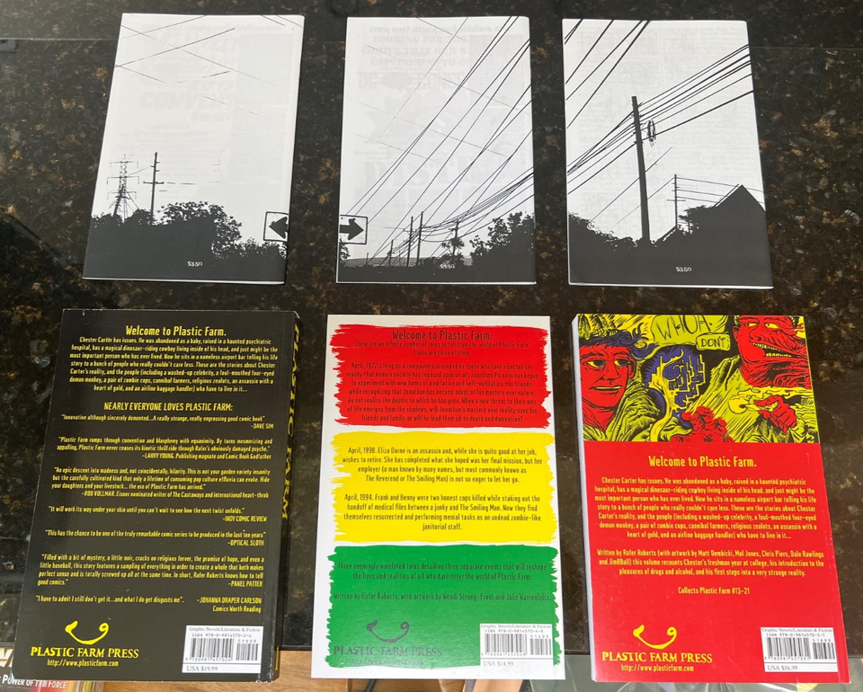 PLASTIC FARM COMIC LOT - 22-24 - SOWING SEEDS - FERTILIZER - FIELDS OF ...
