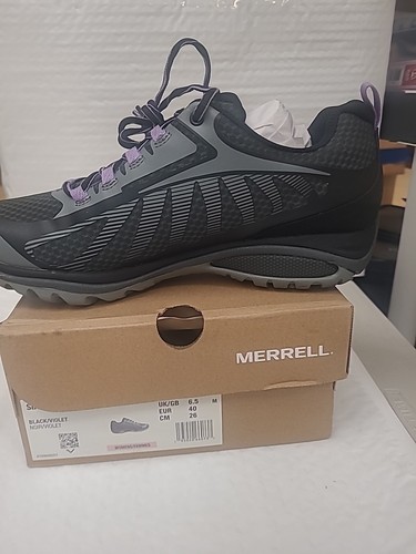 Merrell Women Siren Edge 3 Waterproof Hiking Shoes Black/Violet Sz 9 | eBay