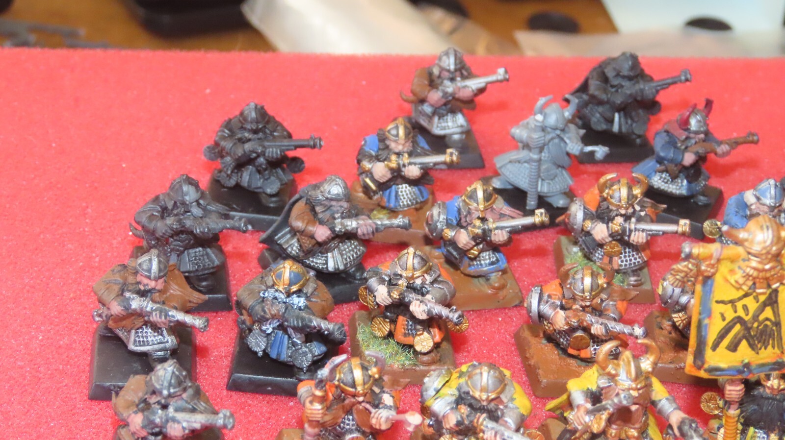 Warhammer Dwarves Dwarf Thunderers x32 Old World Games Workshop Army ...