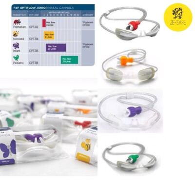 F&P Optiflow Junior Pediatric Nasal Cannula OPT 312 314 316 318 | eBay UK