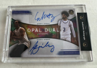2022 Super Glow AMARI BAILEY JOHNNY JUZANG Opal RC Rookie DUAL AUTO | eBay