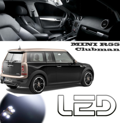 For Mini Cooper R55 Clubman S D 12 LED Bulbs White Trunk Ceiling Doors ...