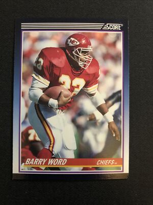 1990 SCORE SUPPLEMENTAL BARRY WORD RC KANSAS CITY CHIEFS #30T | eBay