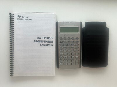 Texas Instruments BA II Plus Professional Calculator with Original ...