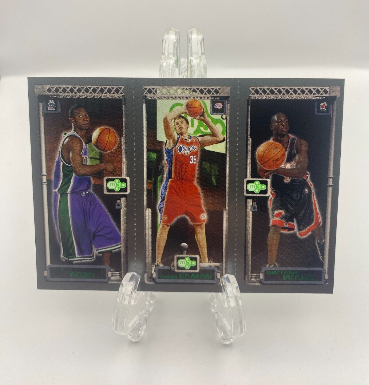 03-04 Topps Rookie Matrix T.J. Ford/Chris Kaman/Dwyane Wade Rookie Card ...
