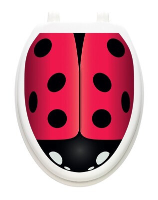 Ladybug Toilet Tattoo Vinyl Removable Reusable Lid Deoration | eBay