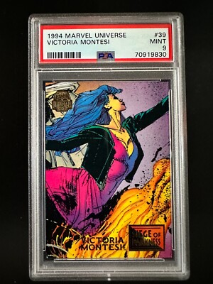 1994 Marvel Universe #39 - Victoria Montesi - PSA 9 | eBay