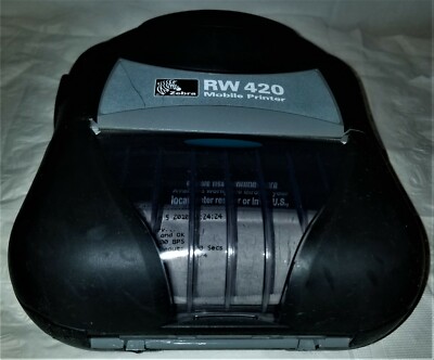 Zebra RW 420 Mobile Bluetooth Thermal Printer - R4D-0UBA000N-12 | eBay