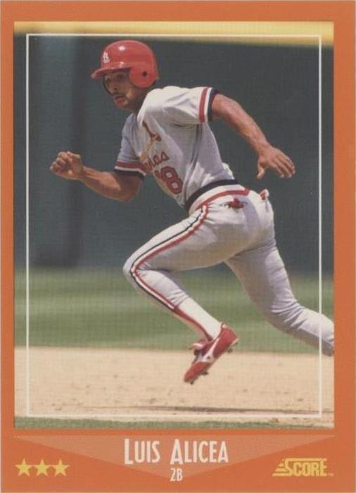 1988 Score Rookies & Traded - Luis Alicea #98T Glossy (RC) for sale ...