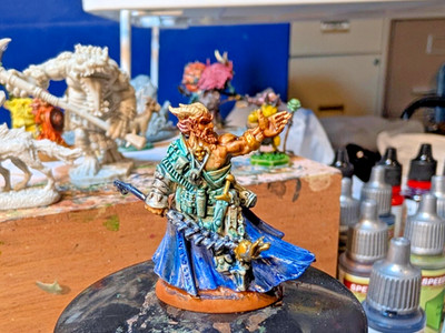 Well Painted Half Demon Spell Caster Lord (Dreadmere) dnd fantasy ...