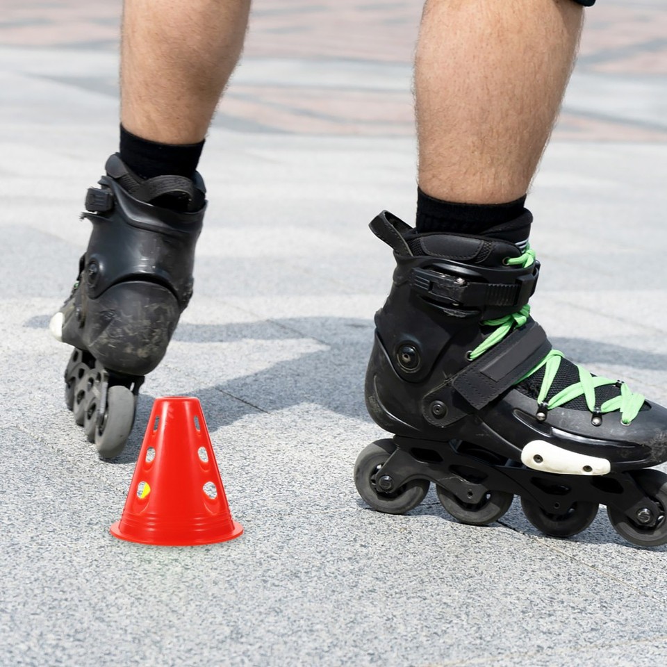 20 Pcs Windproof Skating Marker Cone Sports Training Cones Colorful ...
