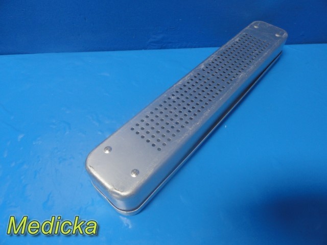 V. Mueller Perforated Instrument Storage Container (16x3x2.25) W/ Lid ...