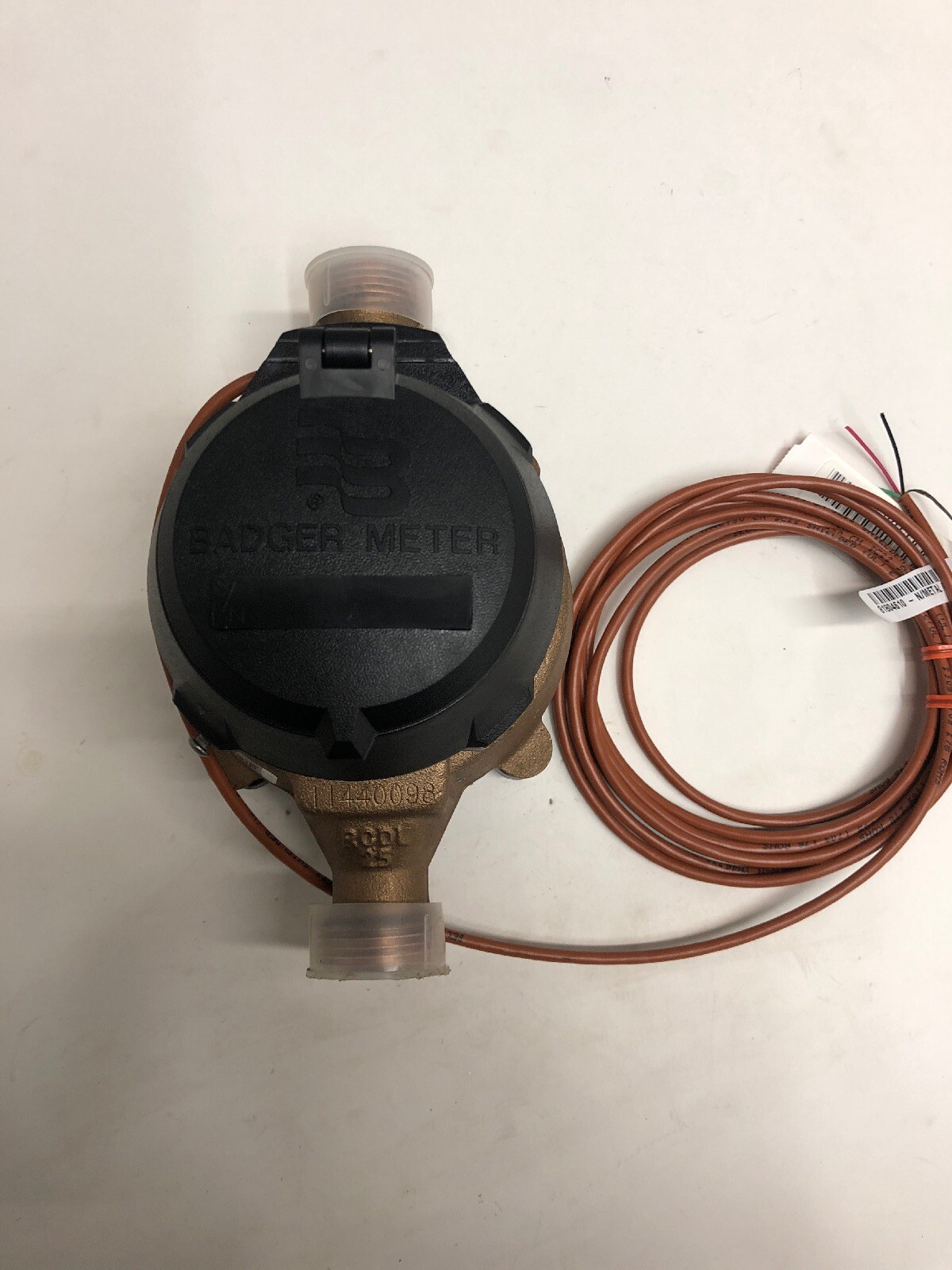 Badger 5/8x3/4 M25 New Brass Water Meter RTR Register Cubic Feet | eBay