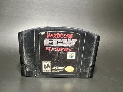 ECW: Hardcore Revolution N64 (Nintendo 64, 2000) Authentic Cartridge ...