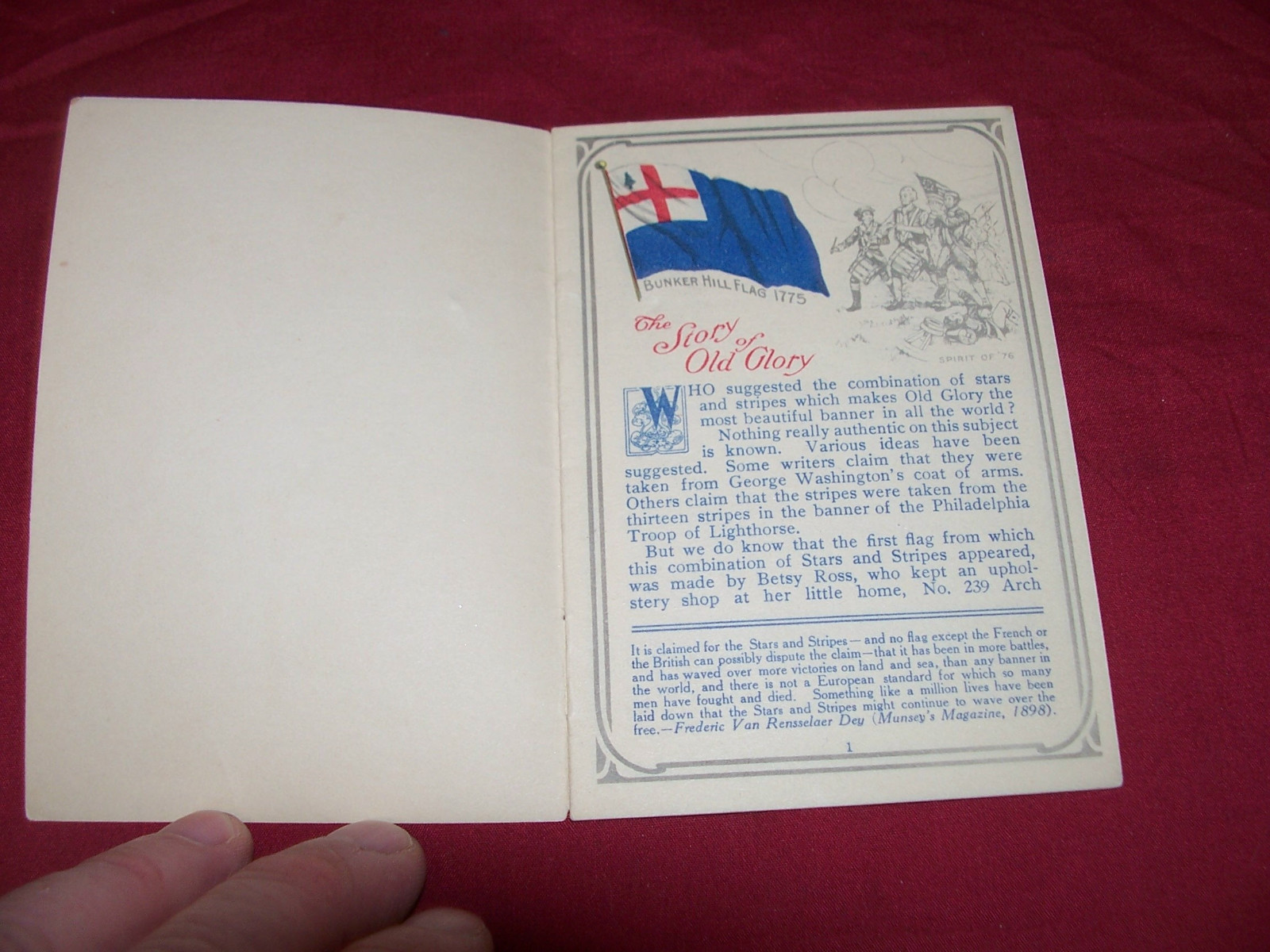 Old Blue Ribbon Margarine Ad Advertisement The Story of Old Glory ...